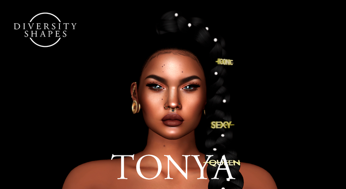 Second Life Marketplace - Diversity Shapes - Tonya (Genus Strong Face)