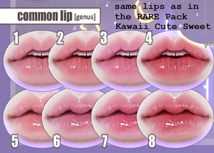 Second Life Marketplace - [700] Girls lover gacha Lip1 (add)(genus) natural