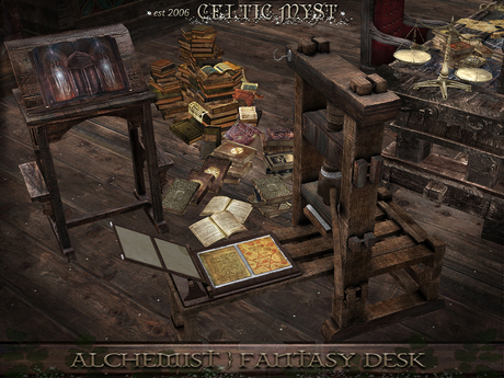 Second Life Marketplace - ⚕ALCHEMIST/FANTASY DESK