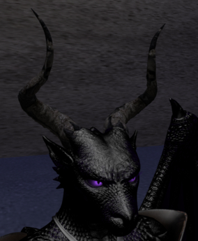 Second Life Marketplace - JOMO Dragon horn Demon (Gothic texture)