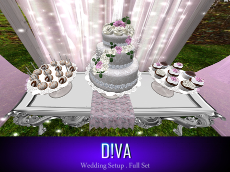 Second Life Marketplace - Wedding Party Setup - full set