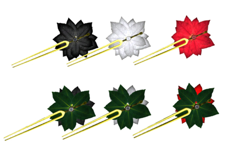 Second Life Marketplace - FN*kanzashi - Poinsettia 1