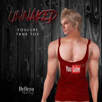 Second Life Marketplace - UNNAKED / TANK TOP / JAKE / YOULUBE