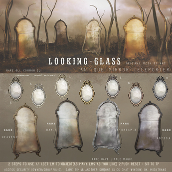 Second Life Marketplace - 1){anc} Looking-glass. {magic mirror} DAY RARE
