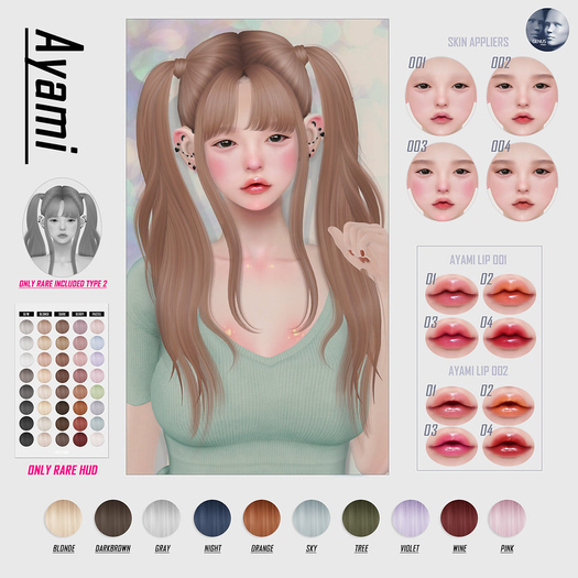 Second Life Marketplace - VCO HAIR - Ayami { Gray } . BOX