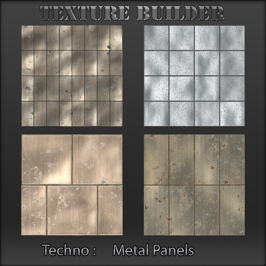 Second Life Marketplace - Techno : Metals Panels