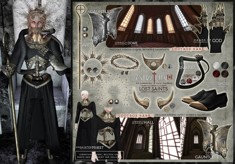 Second Life Marketplace - ANTINATURAL[+] Lost Saints / Gilded Horns ...