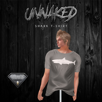 Second Life Marketplace - UNNAKED / T-SHIRT / AESTHETIC / ANIMALS / SHARK