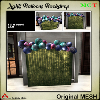 Second Life Marketplace - Balloons Backdrop