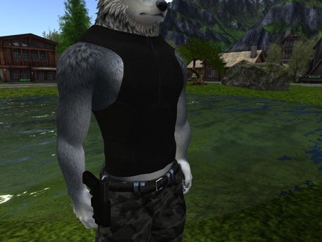 Second Life Marketplace - jomo male wolf tanktop