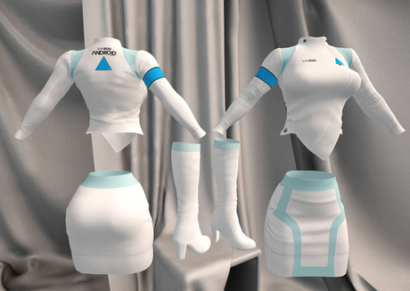 Second Life Marketplace - TigerBeat WR400 Uniform White - Blue