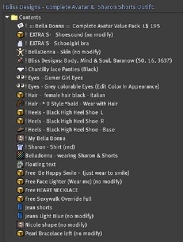 Second Life Marketplace - ! Bliss Designs - Complete Human Female ...