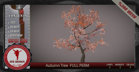 Second Life Marketplace - Autumn Tree Full Permission Efe Design