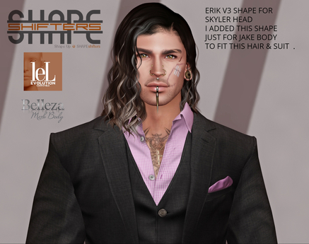Second Life Marketplace - [SHAPEshifters] ERIK SHAPE FOR LELUTKA ...
