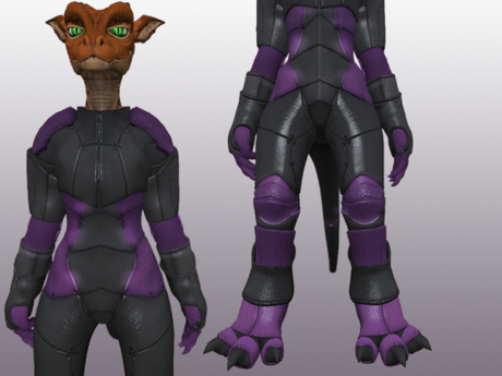 Second Life Marketplace - [DEMO] [Topsicat] TGOR Kobold - SciFi Armor