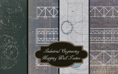 Second Life Marketplace - Industrial Engineering Mapping Wall texture ...