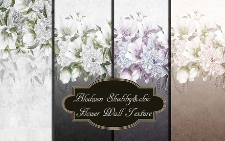 Second Life Marketplace - Blodwen Shabby&chic Flower Wall texture(NO ...