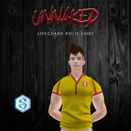 Second Life Marketplace - UNNAKED / POLO SHIRT / GIANNI / LIFEGUARD
