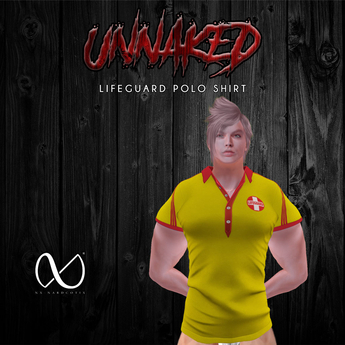 Second Life Marketplace - UNNAKED / POLO SHIRT / DAVID / LIFEGUARD