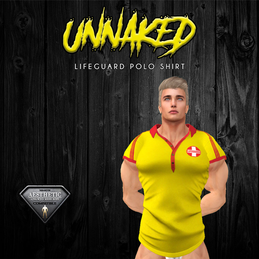 Second Life Marketplace - UNNAKED / POLO SHIRT / AESTHETIC / LIFEGUARD