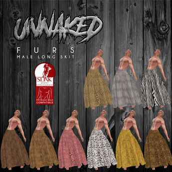 Second Life Marketplace - UNNAKED / LONG SKIRT / SLINK / FURS FULLPACK