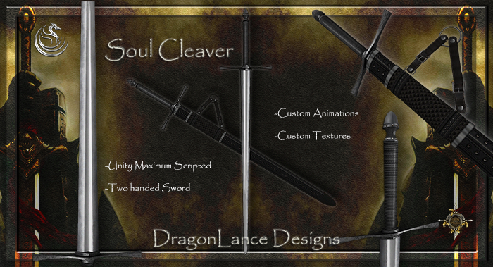 Second Life Marketplace - UM "SOULCLEAVER" 2-H LONGSWORD