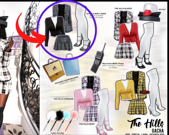 Second Life Marketplace - .: vive nine :. The Hills FULL SET - Tweed (HG)