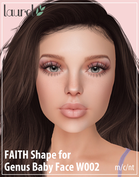 Second Life Marketplace - laurel - Faith Shape for Genus Baby Face W002 ...