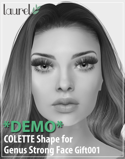 Second Life Marketplace - laurel - Colette Shape for Genus Strong Face ...