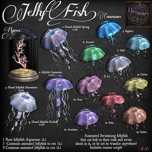 Second Life Marketplace - *HEXtraordinary* GRAND JELLY (Jellyfish ...