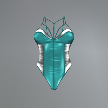 Second Life Marketplace - Aqua Latex Mesh Teddy