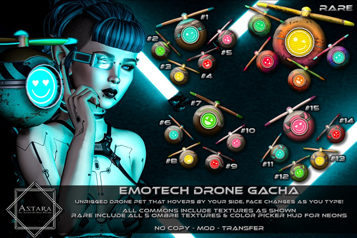 Second Life Marketplace - Astara - EmoTech Drones #6