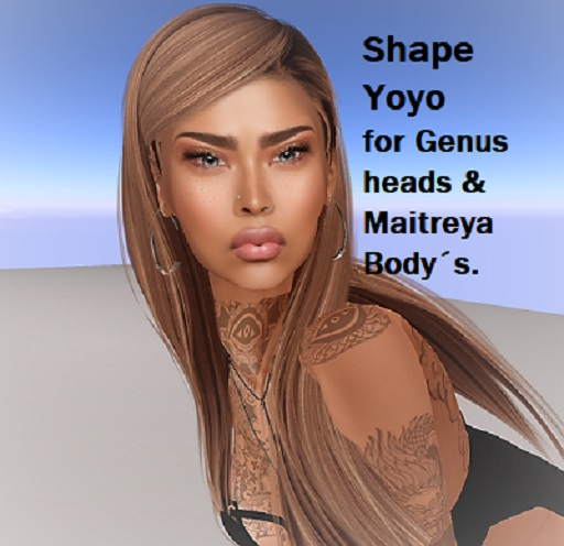 Second Life Marketplace - MH. Yoyo Shape Genus heads & maitreya Bodys