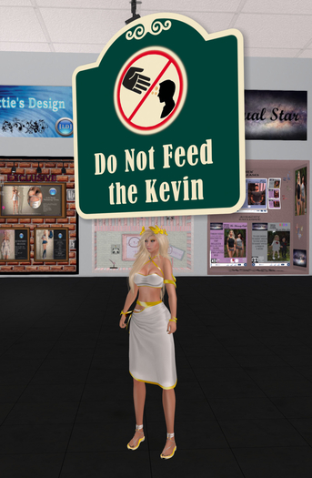 Second Life Marketplace - Do Not Feed the Kevin SIGN
