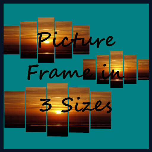 Second Life Marketplace - Picture Frame Sunset 3 Sizes V15, Copy
