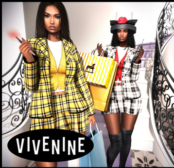 Second Life Marketplace - .: vive nine :. The Hills FULL SET - Tweed (ISIS)