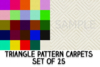 Second Life Marketplace - Triangle Pattern Carpets - Set of 25
