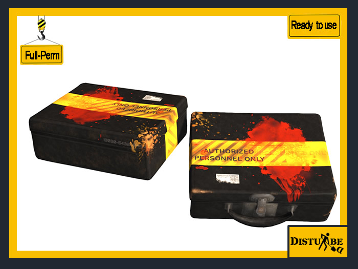 Second Life Marketplace - ::DisturbeD:: Forensic Briefcase - FULL PERM MESH
