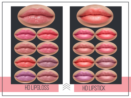 Second Life Marketplace - WILDHEART. Luna Skin Template Kit for Genus [PSD]