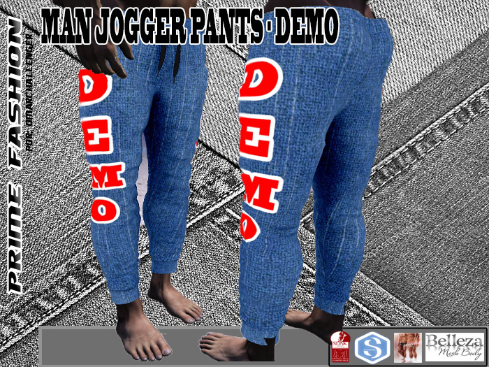 Second Life Marketplace - [PF] MAN JOGGER PANTS - DEMO