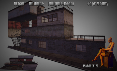 Second Life Marketplace - Urban Building Multiple Room Copy Modify