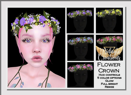 Second Life Marketplace - Flower Crown DEMO (add me)