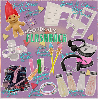Second Life Marketplace - DISORDERLY. / FLASHBACK / DISCMAN / PINK
