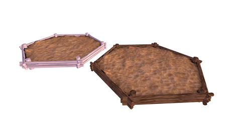 Second Life Marketplace - Sand Box 2 set 3 impact Full Perm