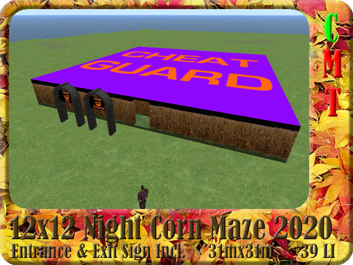 Second Life Marketplace - *TGA* 12x12 Night Corn Maze v2020xCx
