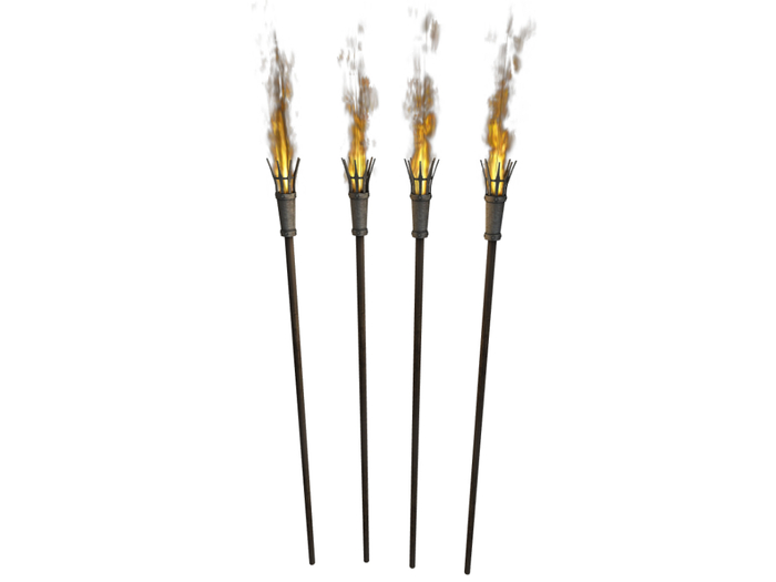 Second Life Marketplace - 16 -DRD- Bloodcroft Castle - Ground Torches