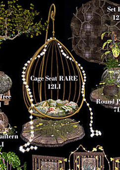 Second Life Marketplace - TLG - The Beasts Lair Cage Seat Boxed RARE