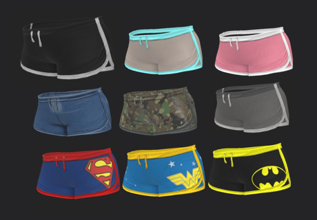 Second Life Marketplace - June 2.0 Gym Shorts x2