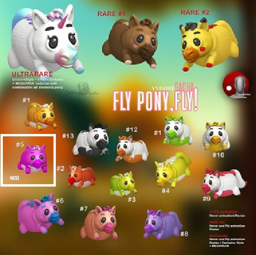 Second Life Marketplace - ANDORE - gacha - Fly Pony, Fly #5