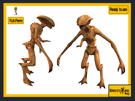 Second Life Marketplace - ::DisturbeD:: Alien - FULL PERM MESH